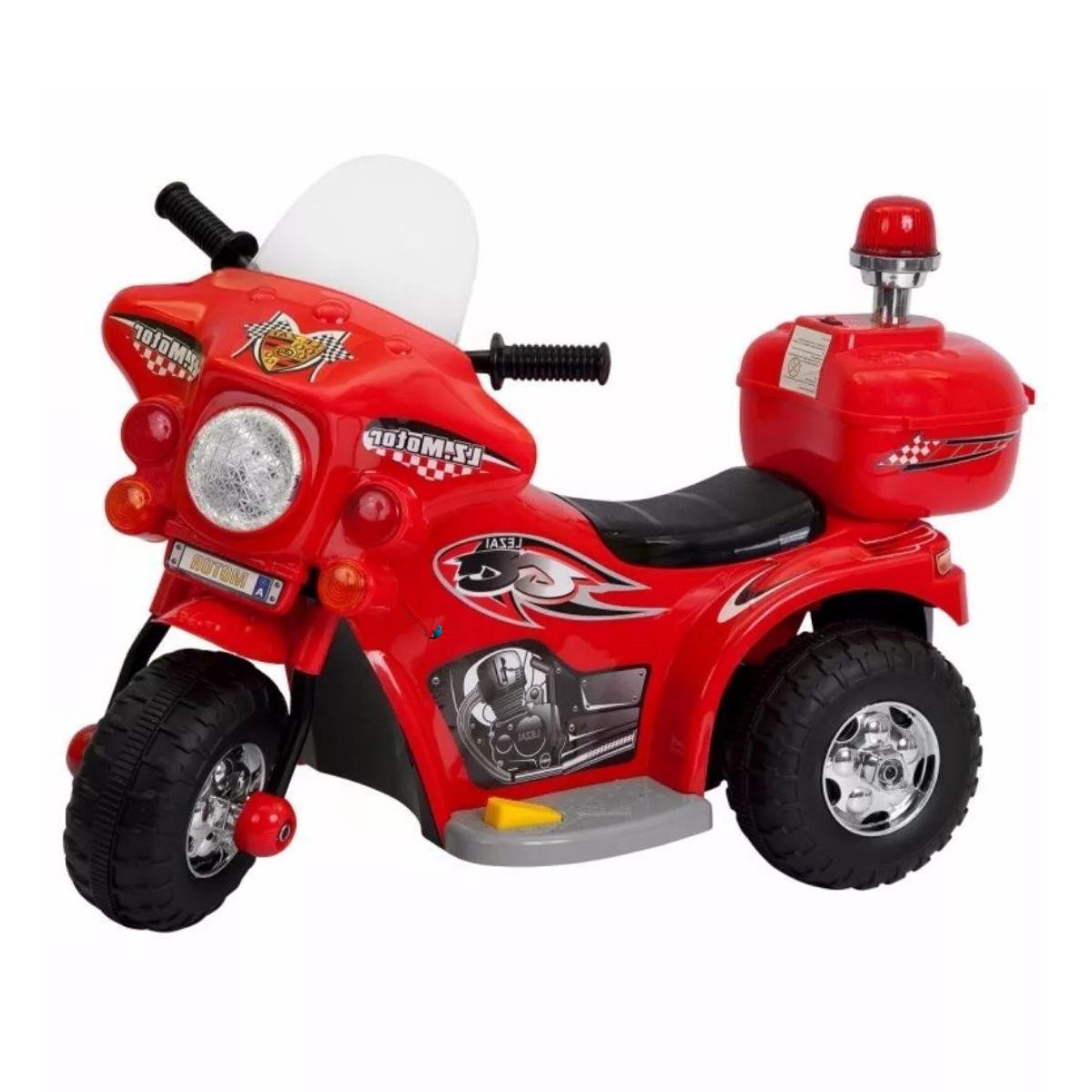 Mini Moto El trica Pol cia Infantil Importway Motoca Vermelha ImportWay mini-moto-el-trica-pol-cia-infantil-importway-motoca-vermelha-importway